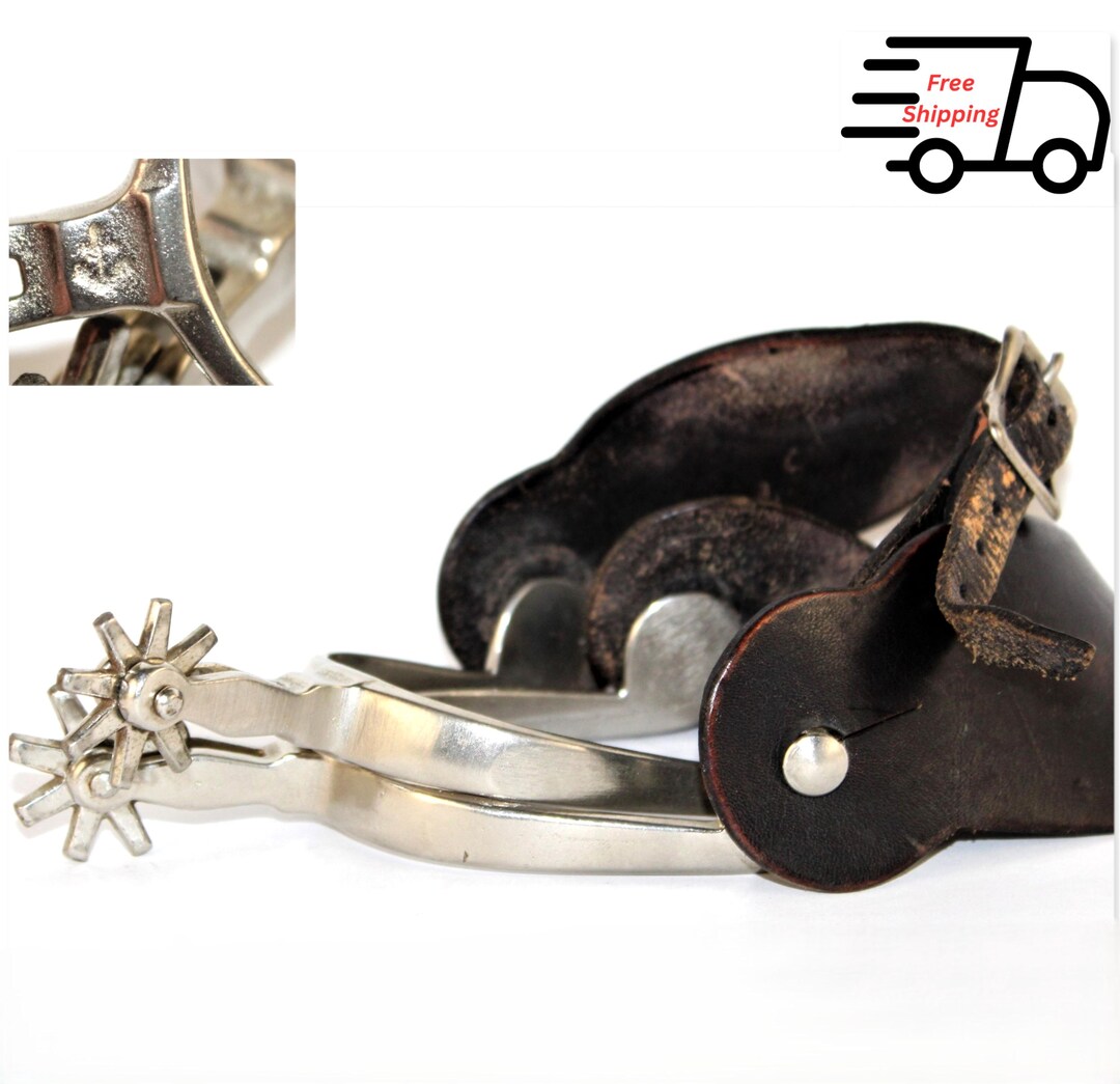 Vintage North and Judd Western Cowboy Spurs - Antique August Buermann ...