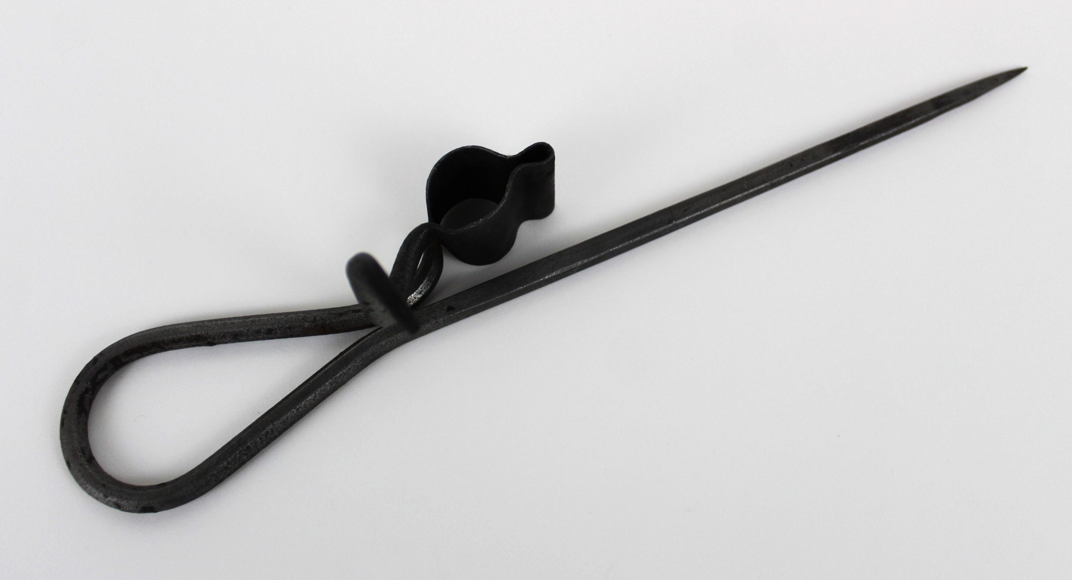 Antique Varney Miners Candle Holder, Sticking Tommy or Tommy Stick