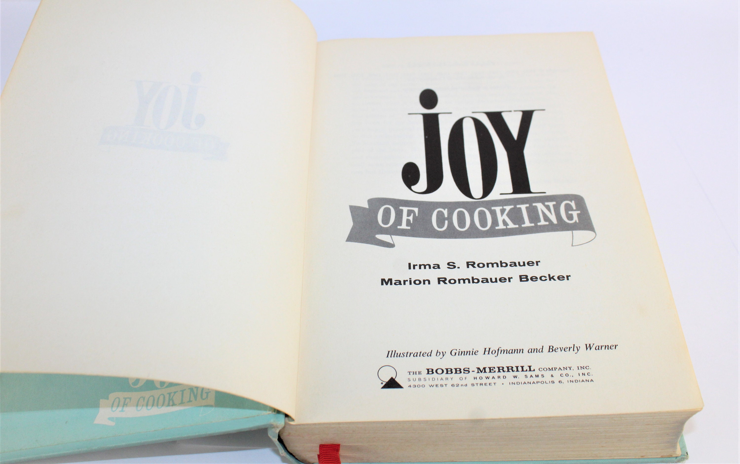 1964 The Joy of Cooking Cookbook