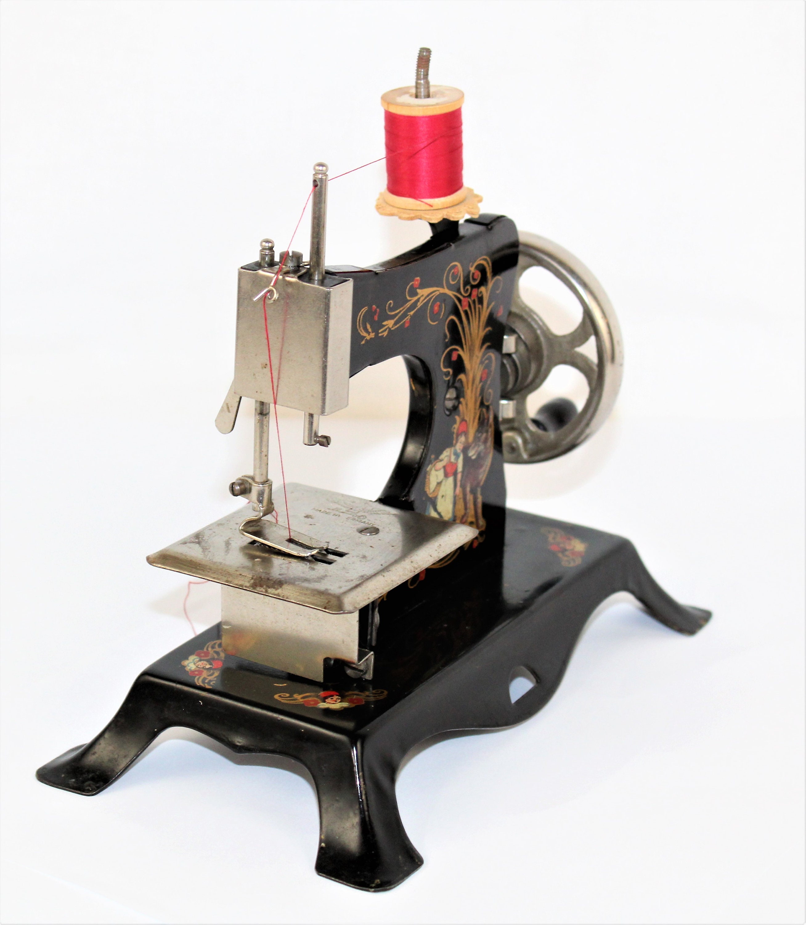 Sold to Sue, 1930s German Casige Sewing Machine Model 25, Little Red ...