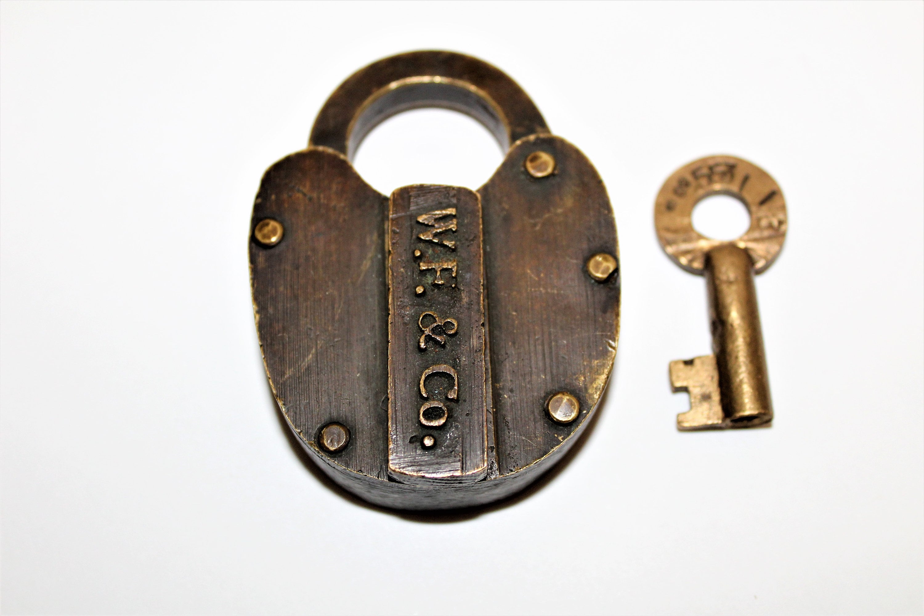 Wells Fargo Brass Padlock, Union Pacific Railroad