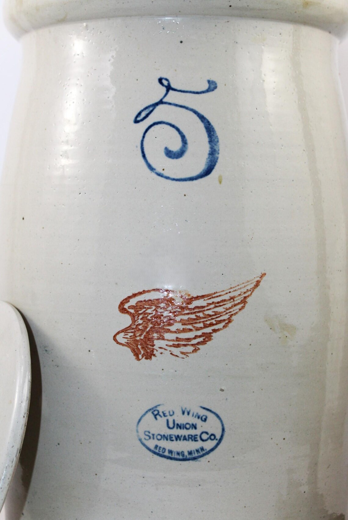 Antique RARE 1917 Red Wing Five Gallon Butter Churn,4-inch Wing - Etsy
