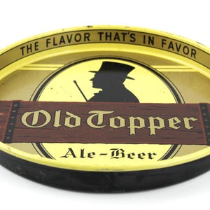 Vintage 1940s Old Topper Beer Tray - Etsy