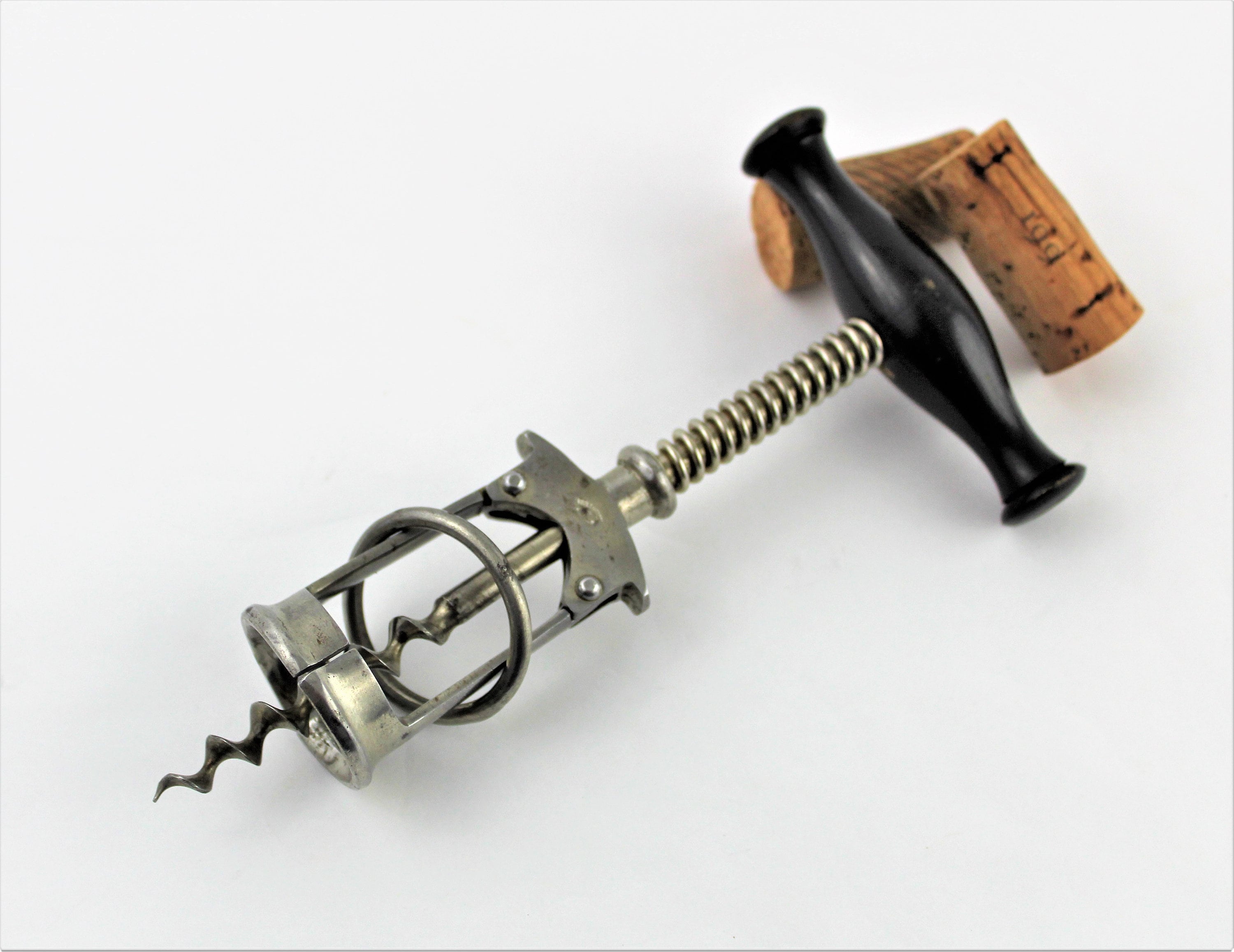 Antique Corkscrew, 1893 German Columbus Split Frame Corkscrew, Eduard ...