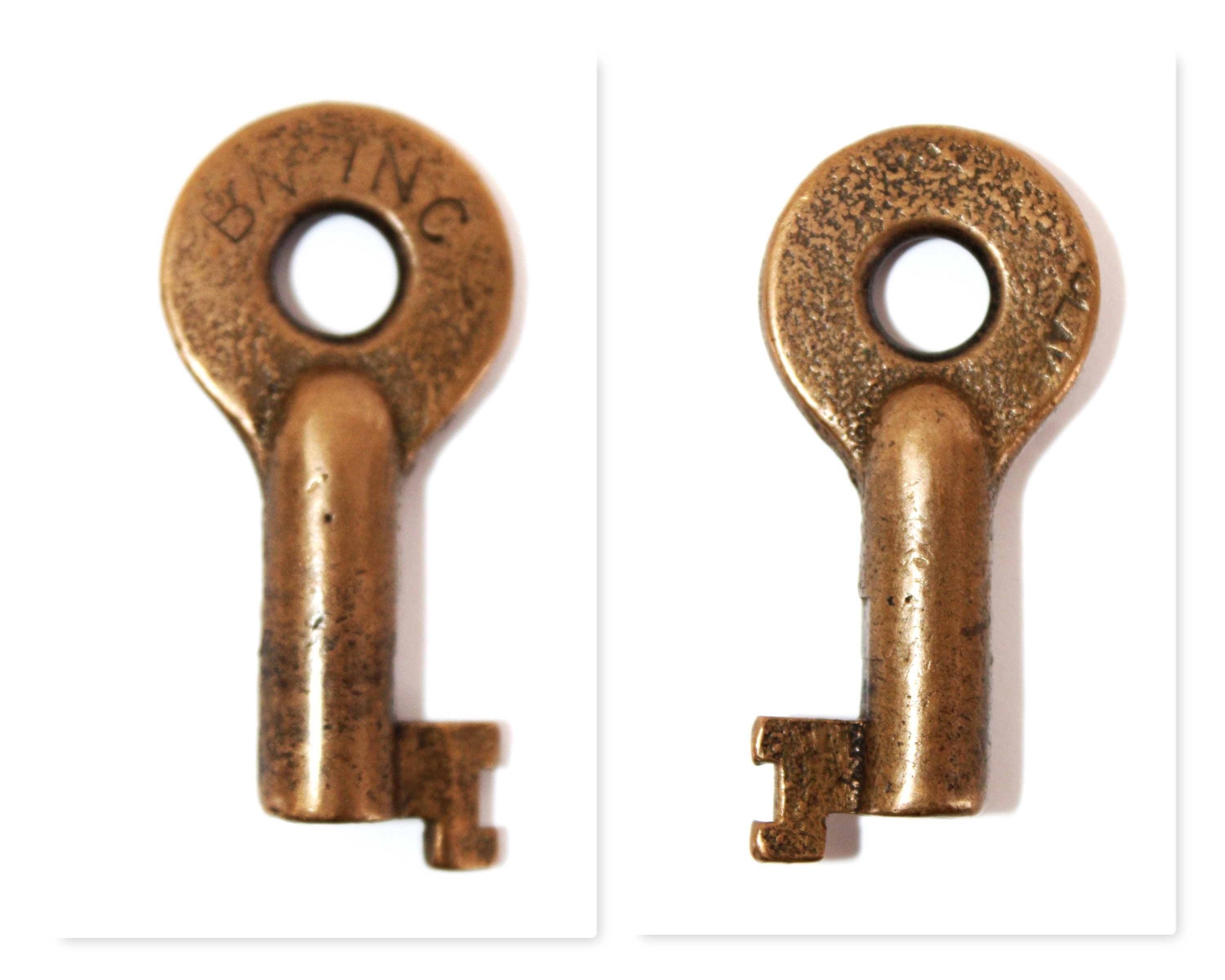 Authentic Burlington Northern Railroad Switch Lock Key, Railroad ...