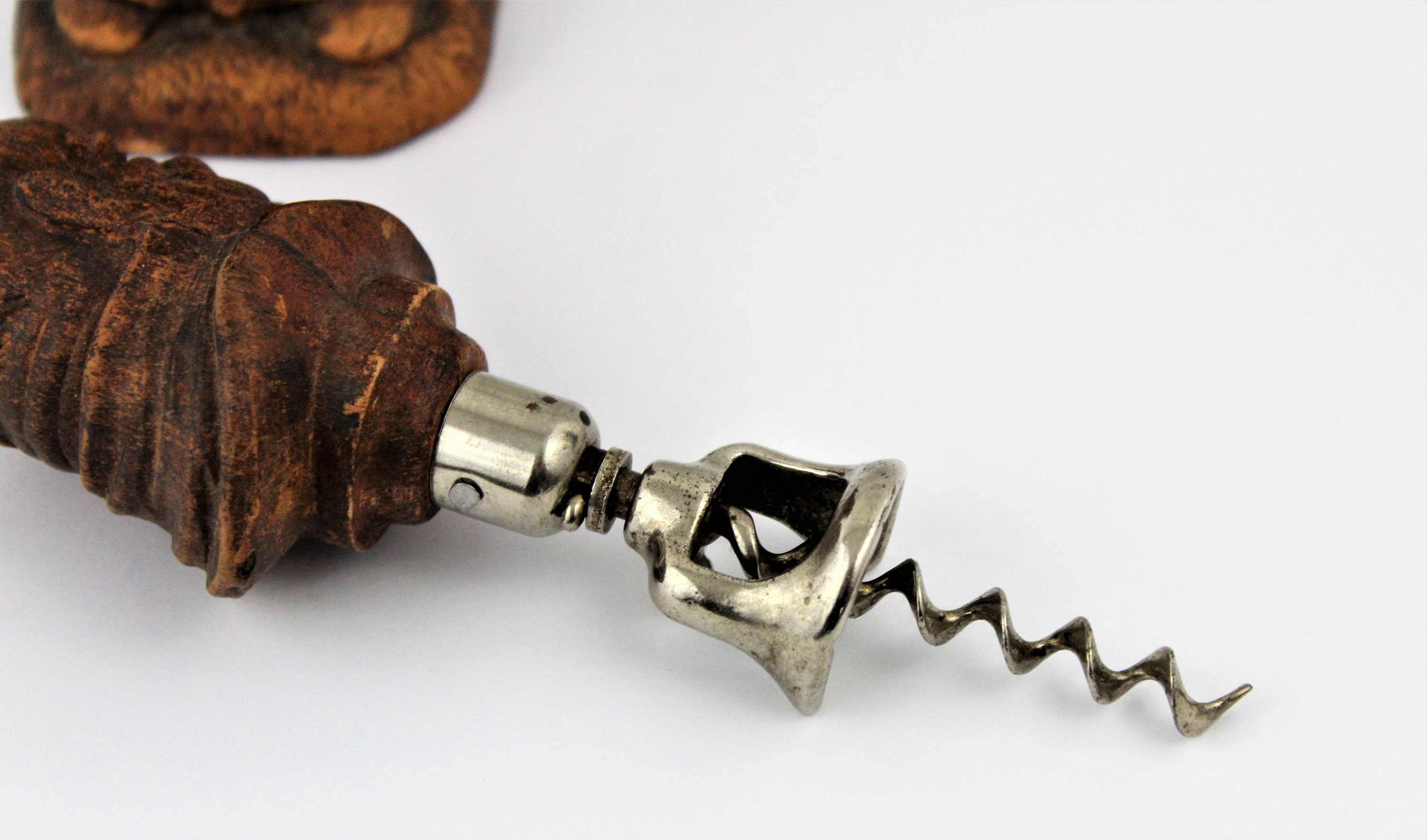 Vintage Corkscrew, Syroco Corkscrew, Monk Corkscrew, Wine Opener, 1950s