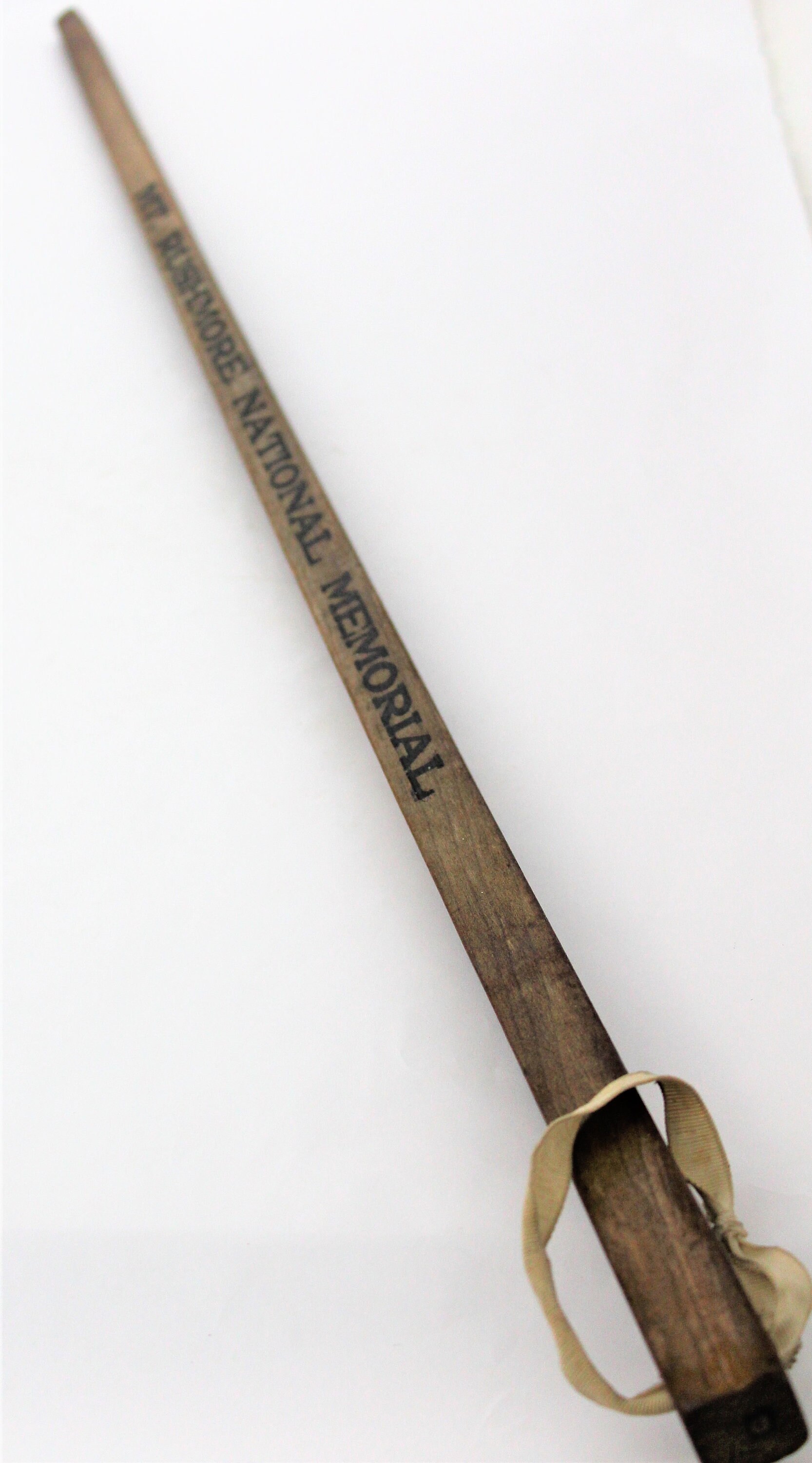 Vintage Mount Rushmore, Wood, Walking Stick, Black Hills, National Park