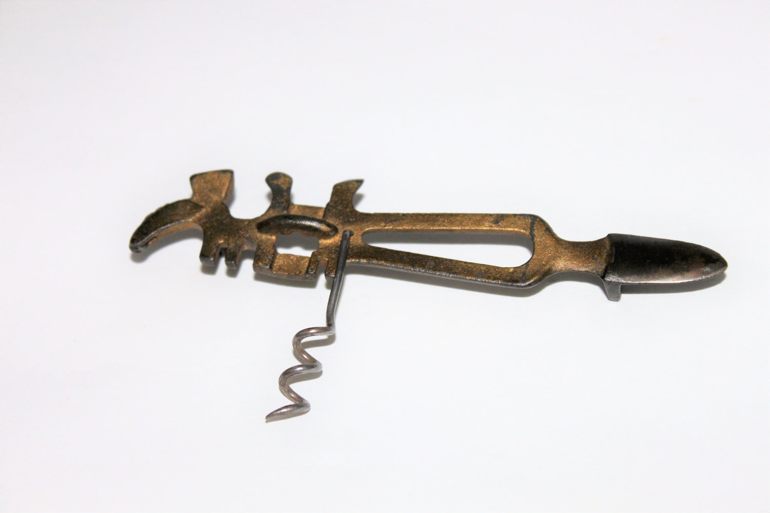 Antique 1880s Multi Tool, Glazers Tool with Corkscrew and Glass Cutter ...