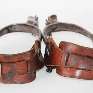 Antique 1880s, August Buermann Spurs, Hand-forged Western Spurs ...