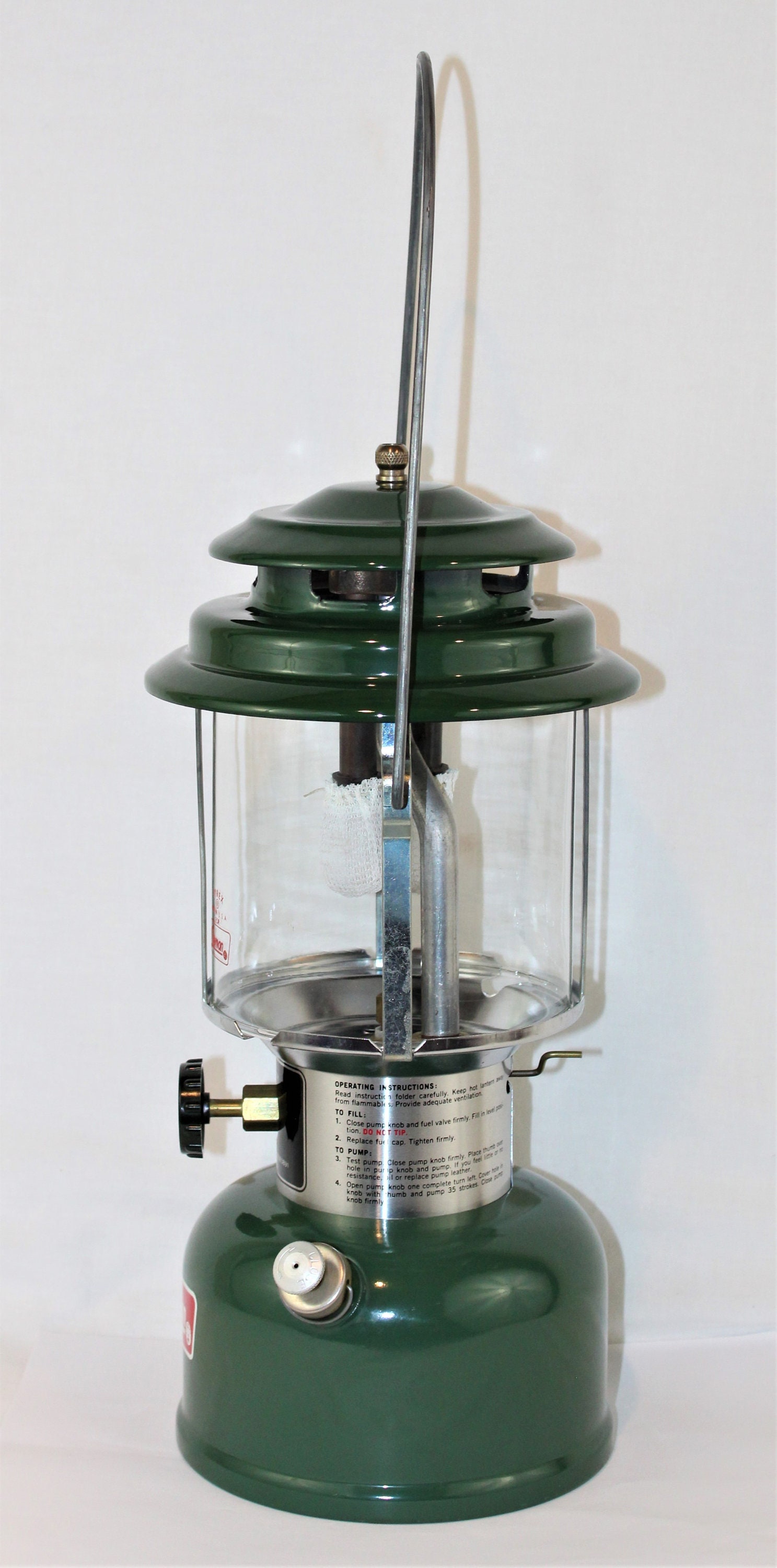 1973 Green Coleman 220H Lantern, Camping Lantern 1973 Green Coleman 220H Lantern, Camping Lantern
