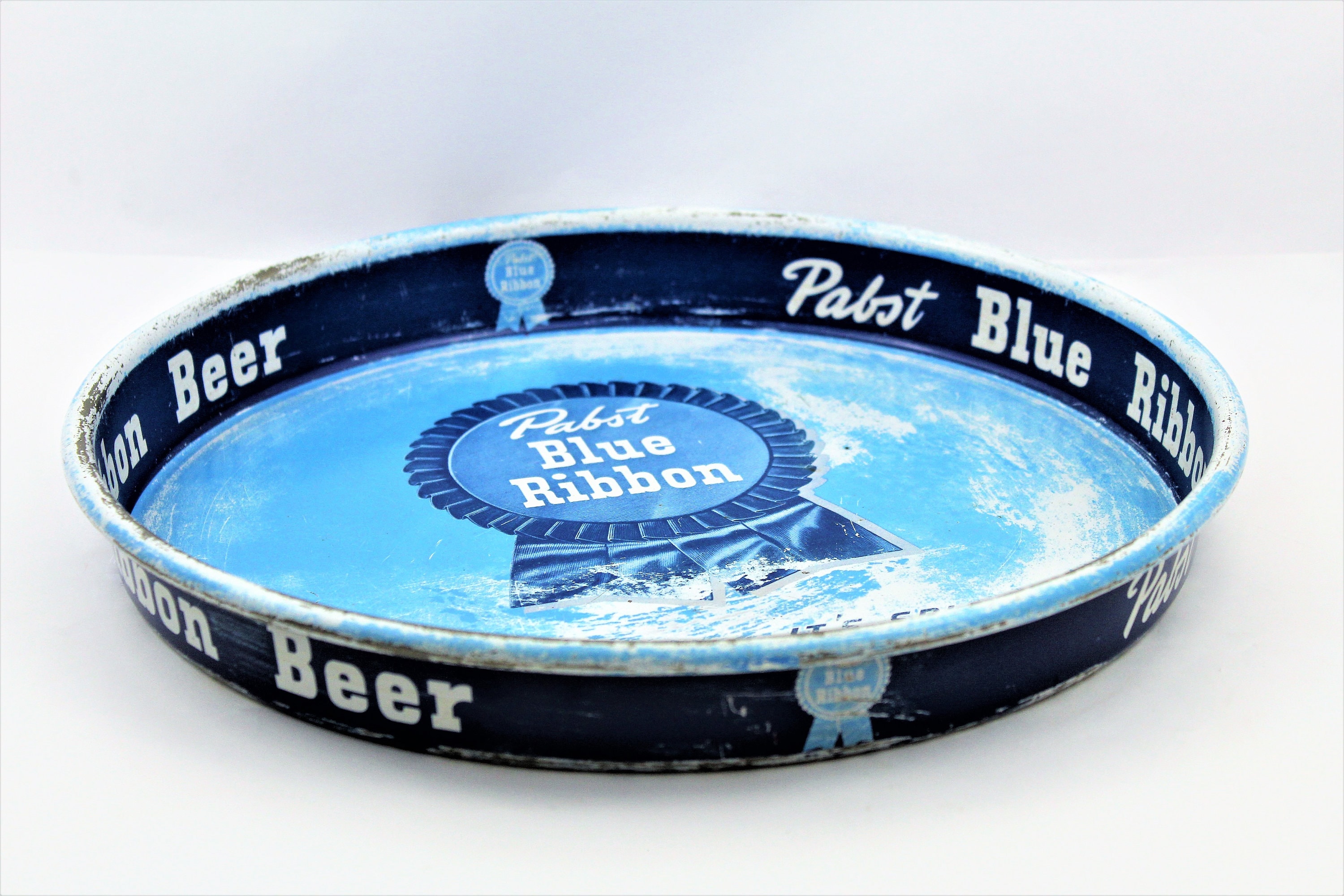 Mid Century Barware / Pabst Blue Ribbon Beer / Bar Tray / Breweriana ...