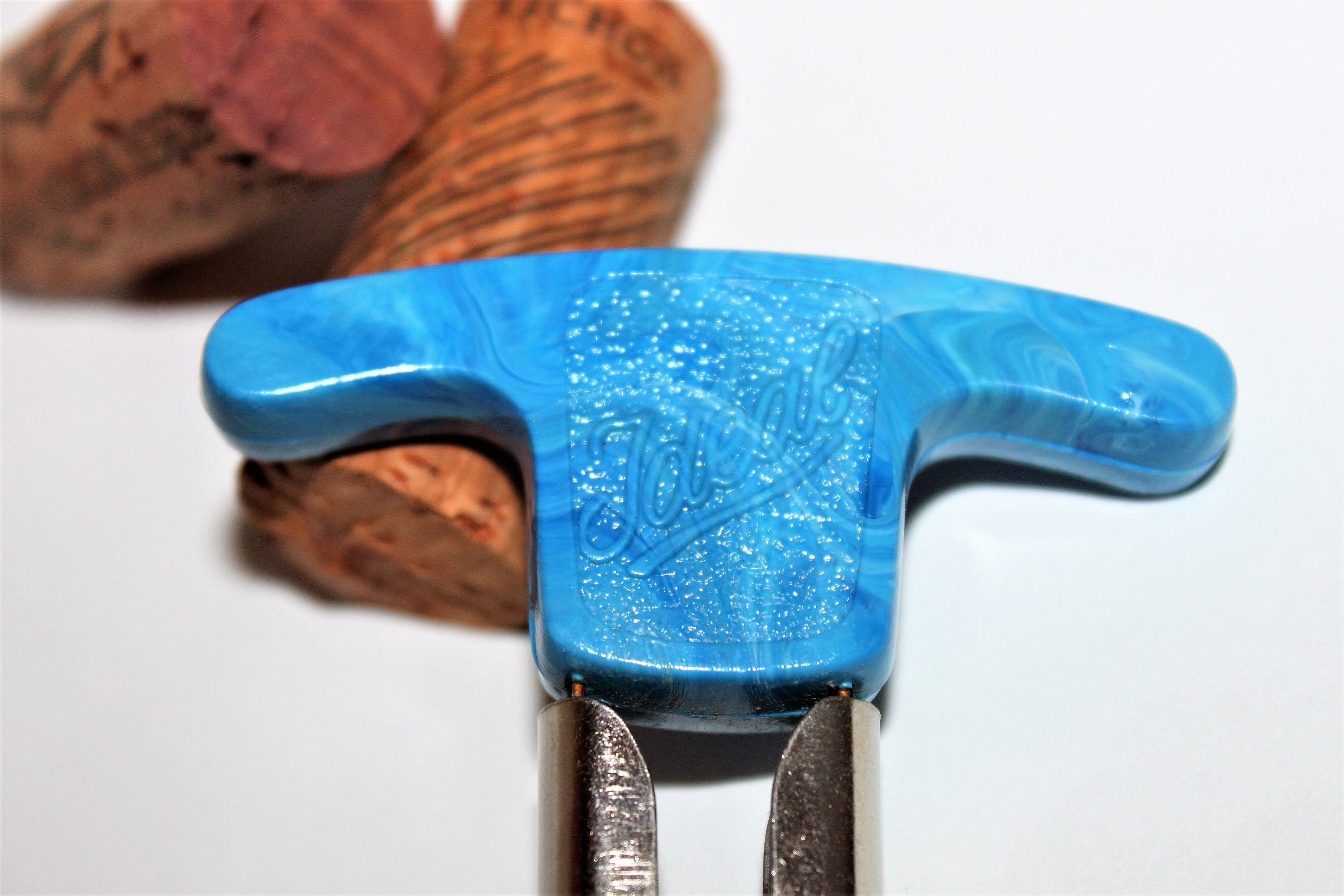 Vintage Bareware, 1949 German Blue Handled IDEAL Prong Cork Puller ...