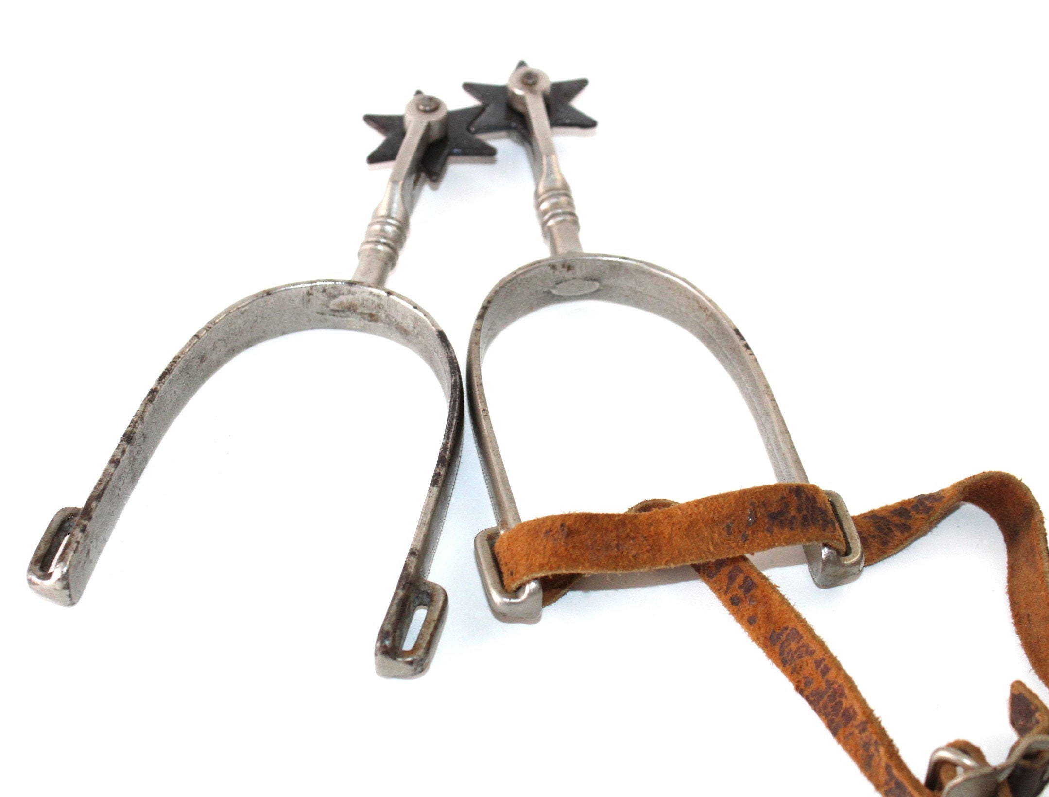 Rare Side Rowel Spurs, Sidewinder Spurs