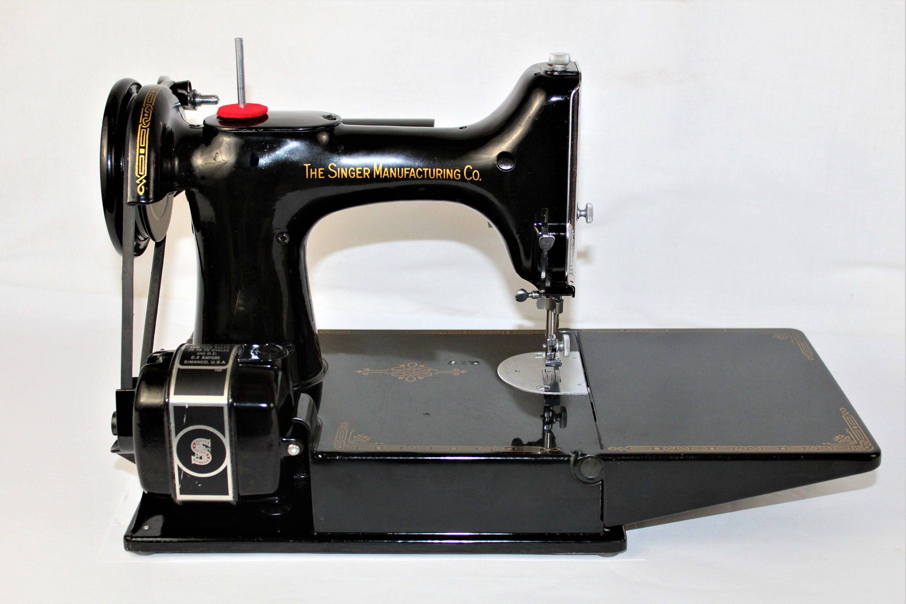 1947 Singer 221 Featherweight Sewing Machine, Cleaned and Serviced ...