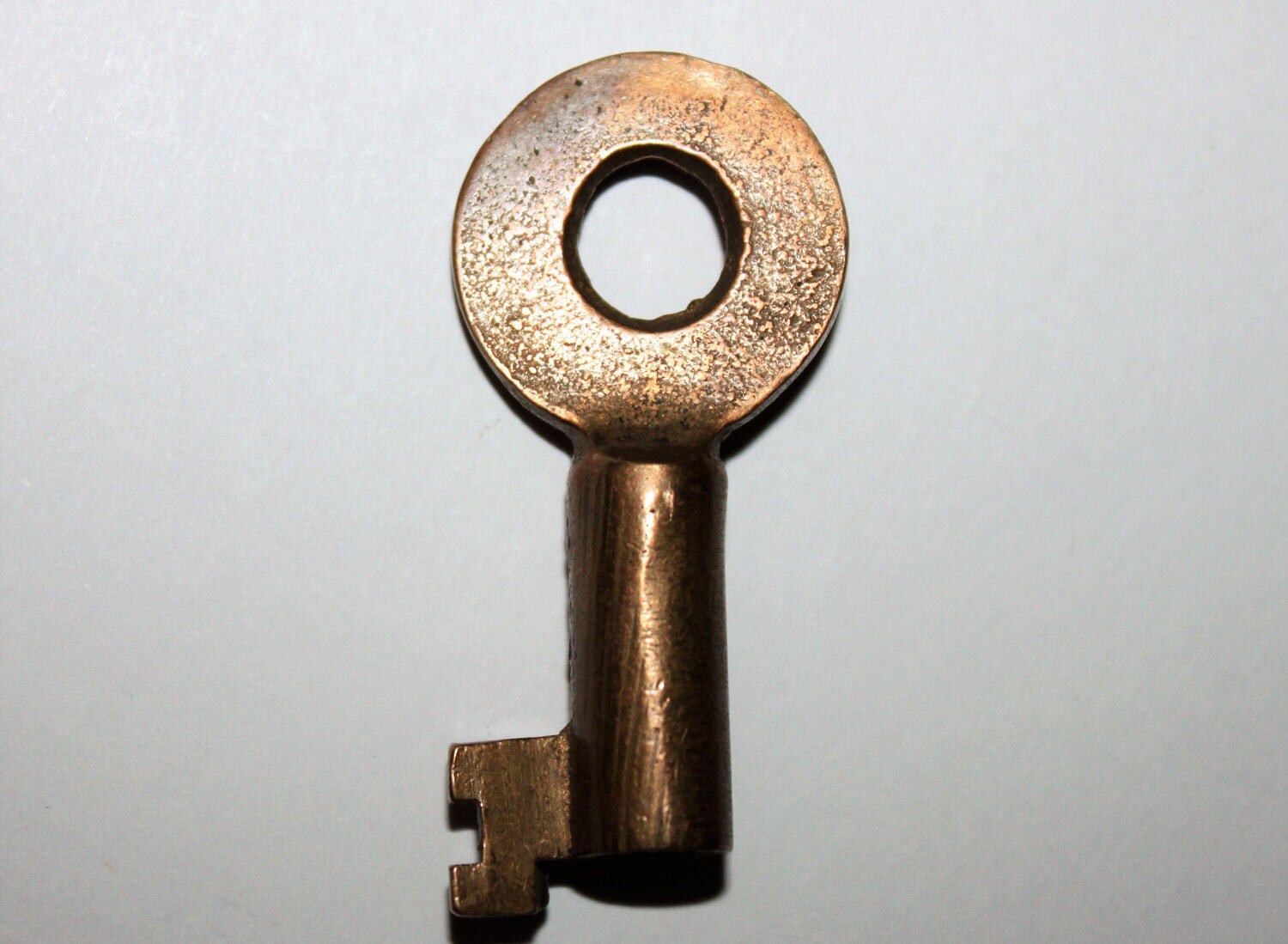 Vintage GNRY Hollow Barrel Brass Key The Great Northern Railroad