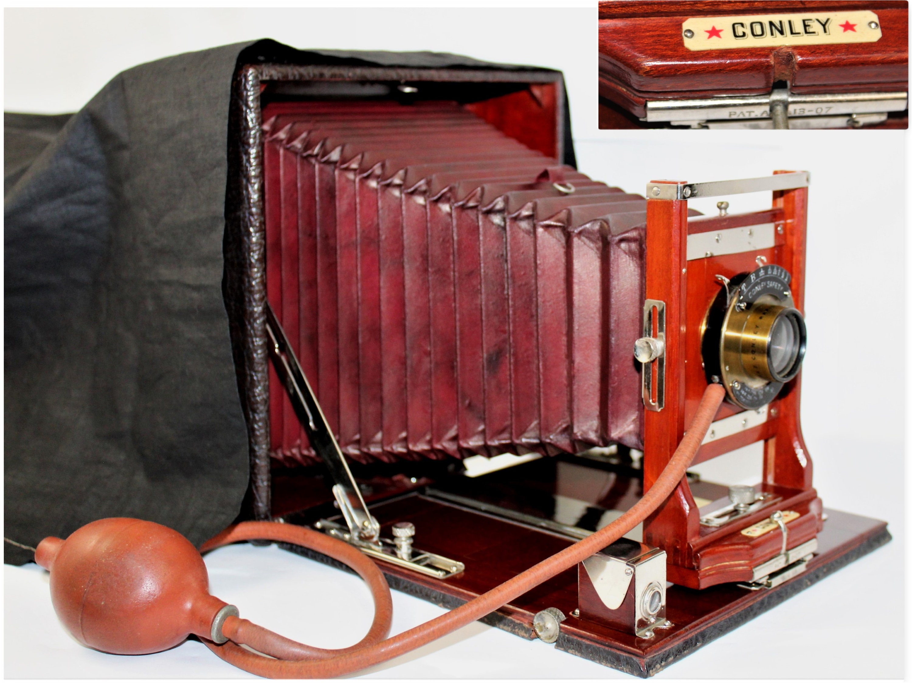 Antique 1908 Conley Model XV, Long Focus Revolving Back Camera, Antique ...