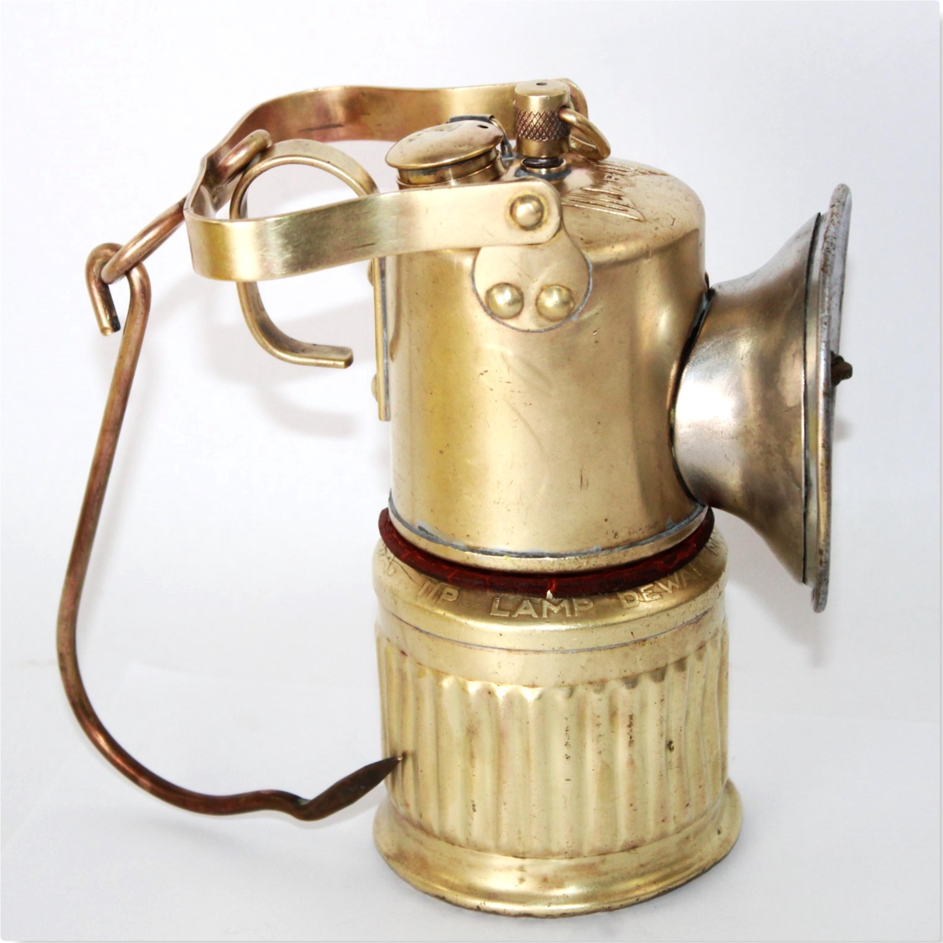 Antique 1920s, Miners Carbide lantern, Dew-R-Lite hand lantern, Mining ...