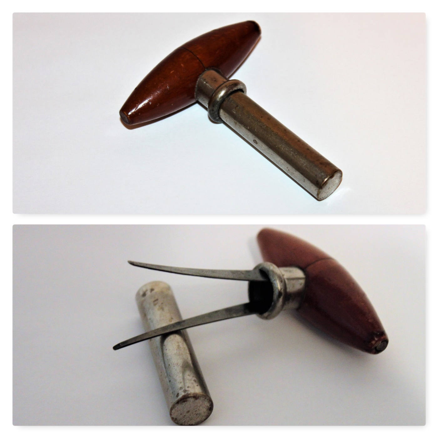 Antique 1899 Converse Prong Puller with Nickel Plated Brass Sheath ...