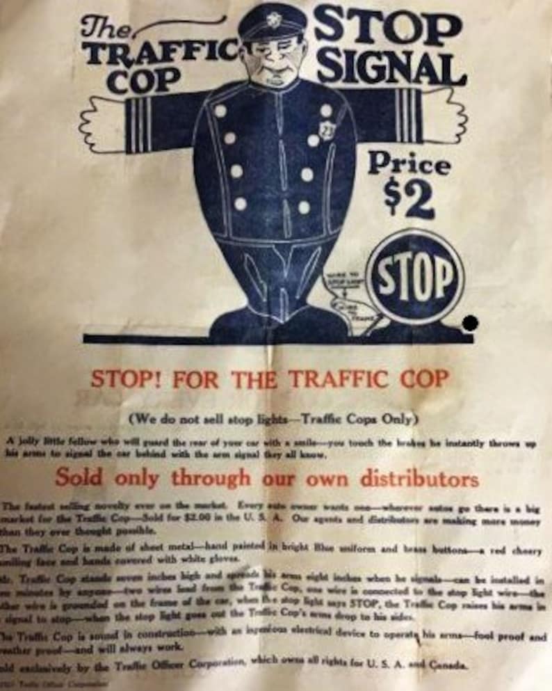 Unique Cast Aluminum Traffic Cop Stop Signal ? - What is it? - Antique ...