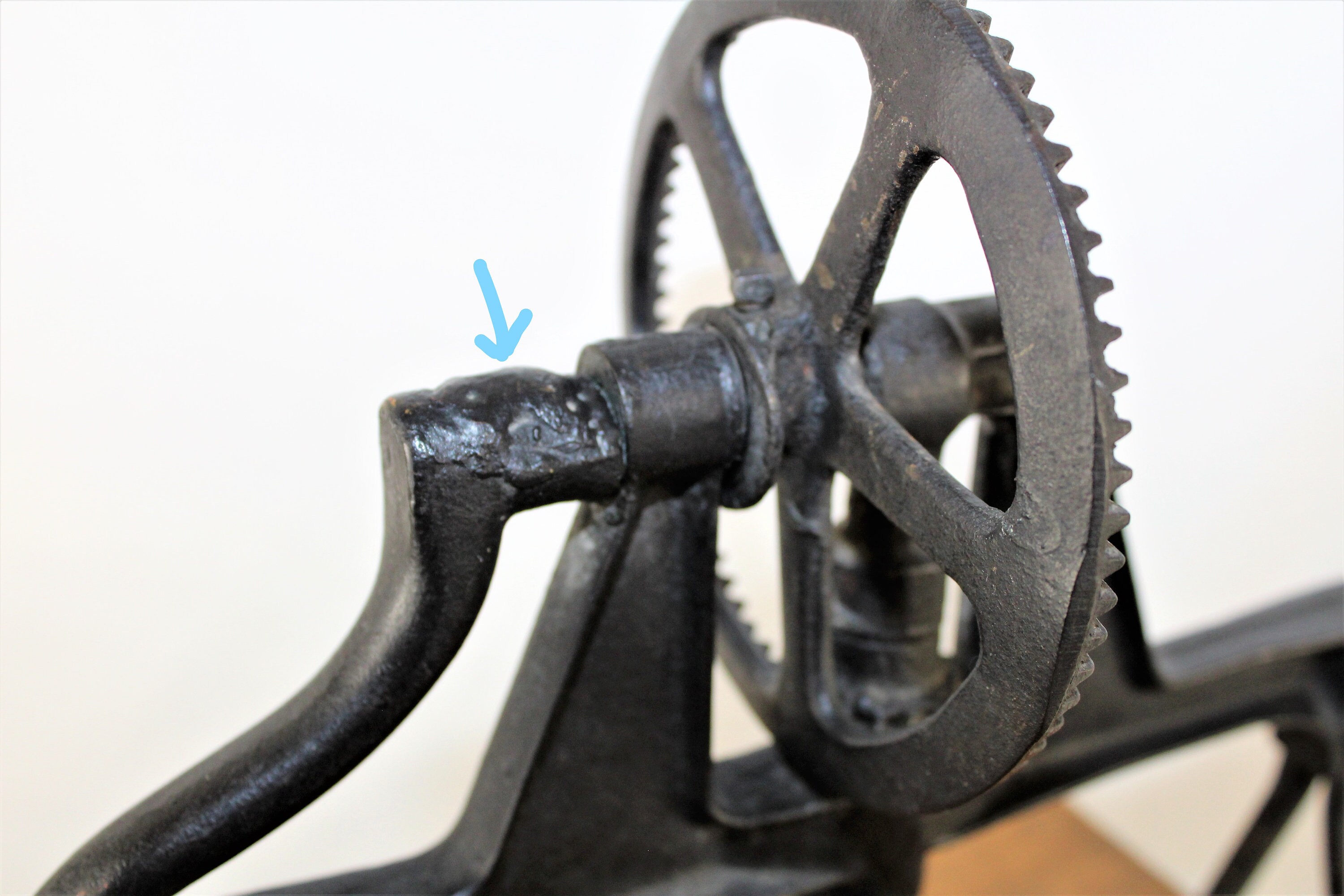 Antique Metal Butter Churn, Farmhouse Decor