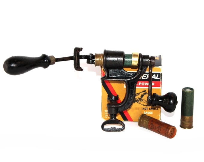 Antique Shotgun Shell Loading Tool, Roll Crimper - Etsy