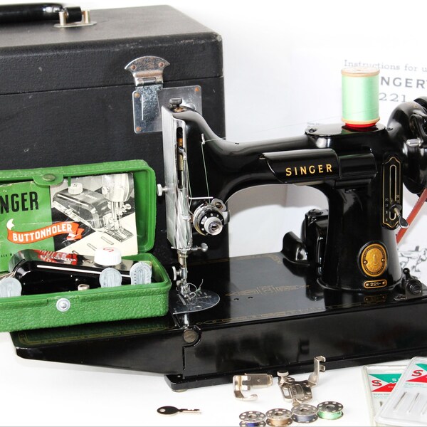 Singer Featherweight Sewing Machine - Etsy