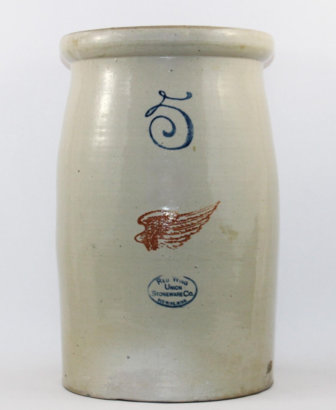 Antique RARE 1917 Red Wing Five Gallon Butter Churn,4-inch Wing - Etsy