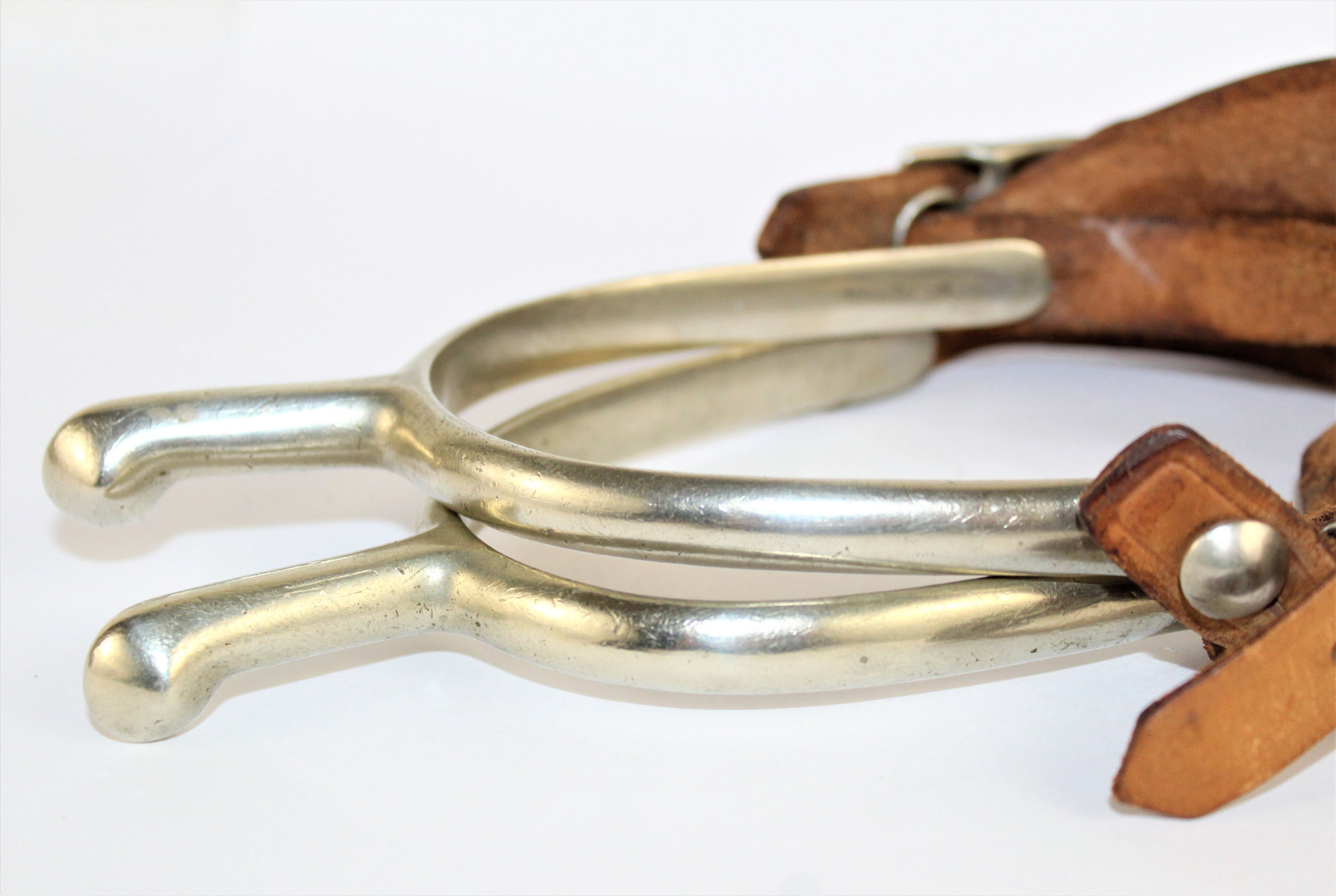 Antique August Buermann Cavalry Spurs, WWI U.S. Cavalry Spurs