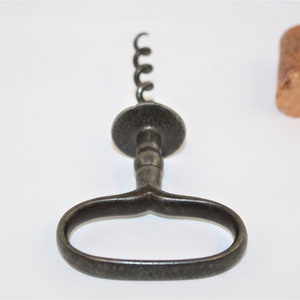 Antique Corkscrew, Cellarman's Straight Pull With Button Corkscrew - Etsy