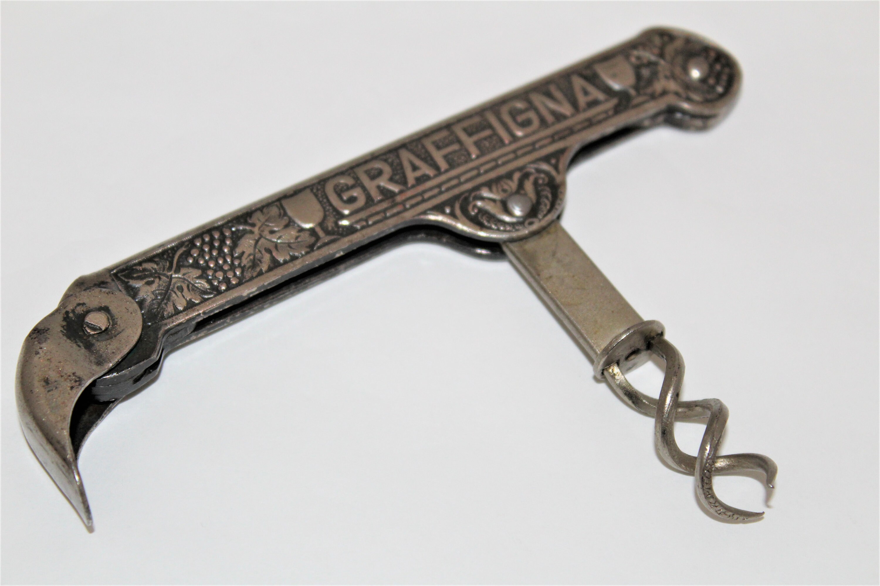 Vintage Corkscrew, 1970s Graffigna and Centenario Waiters Style Double ...