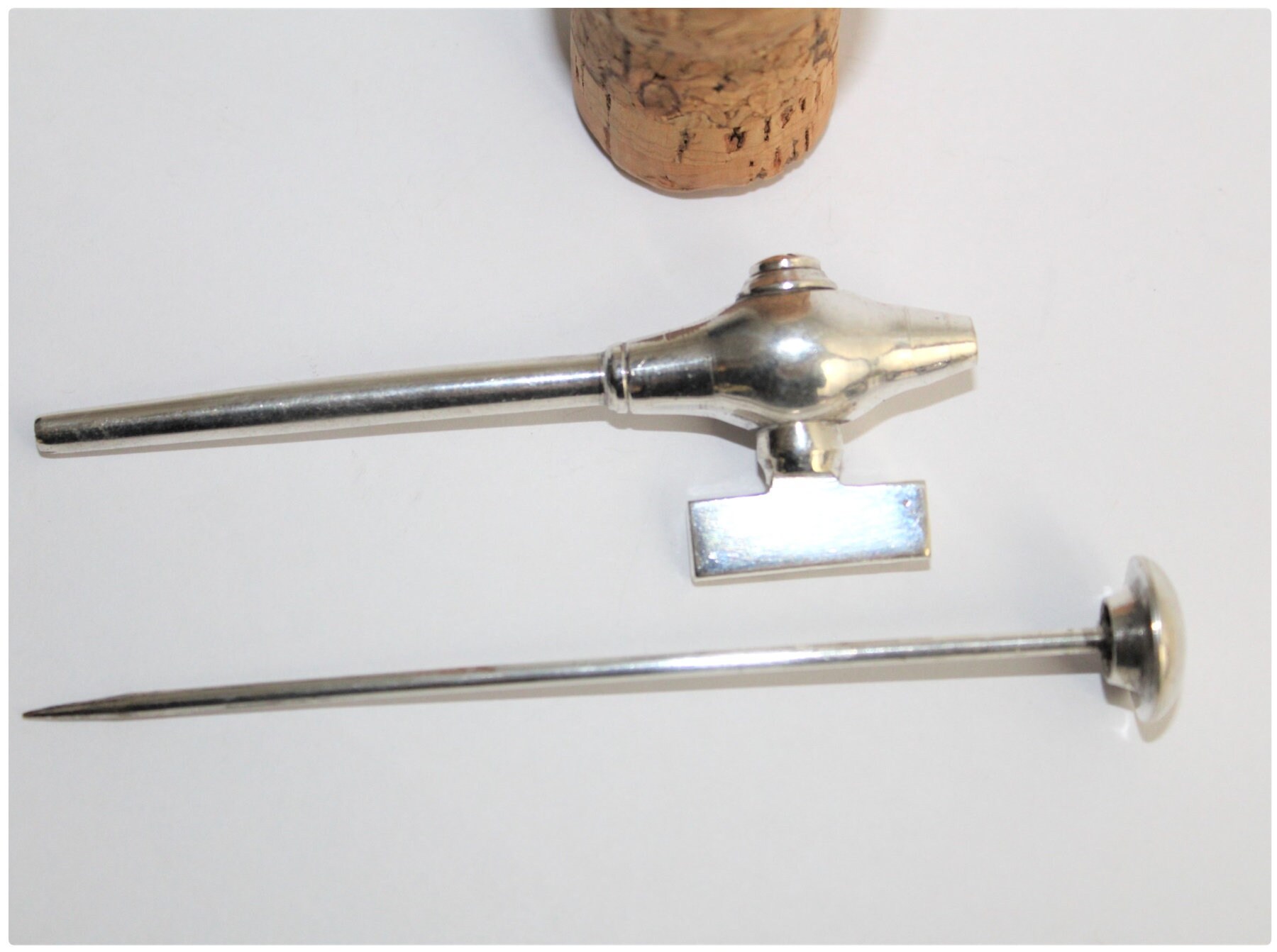 Antique Barware, Trocar Champagne Tap, Champagne Tool