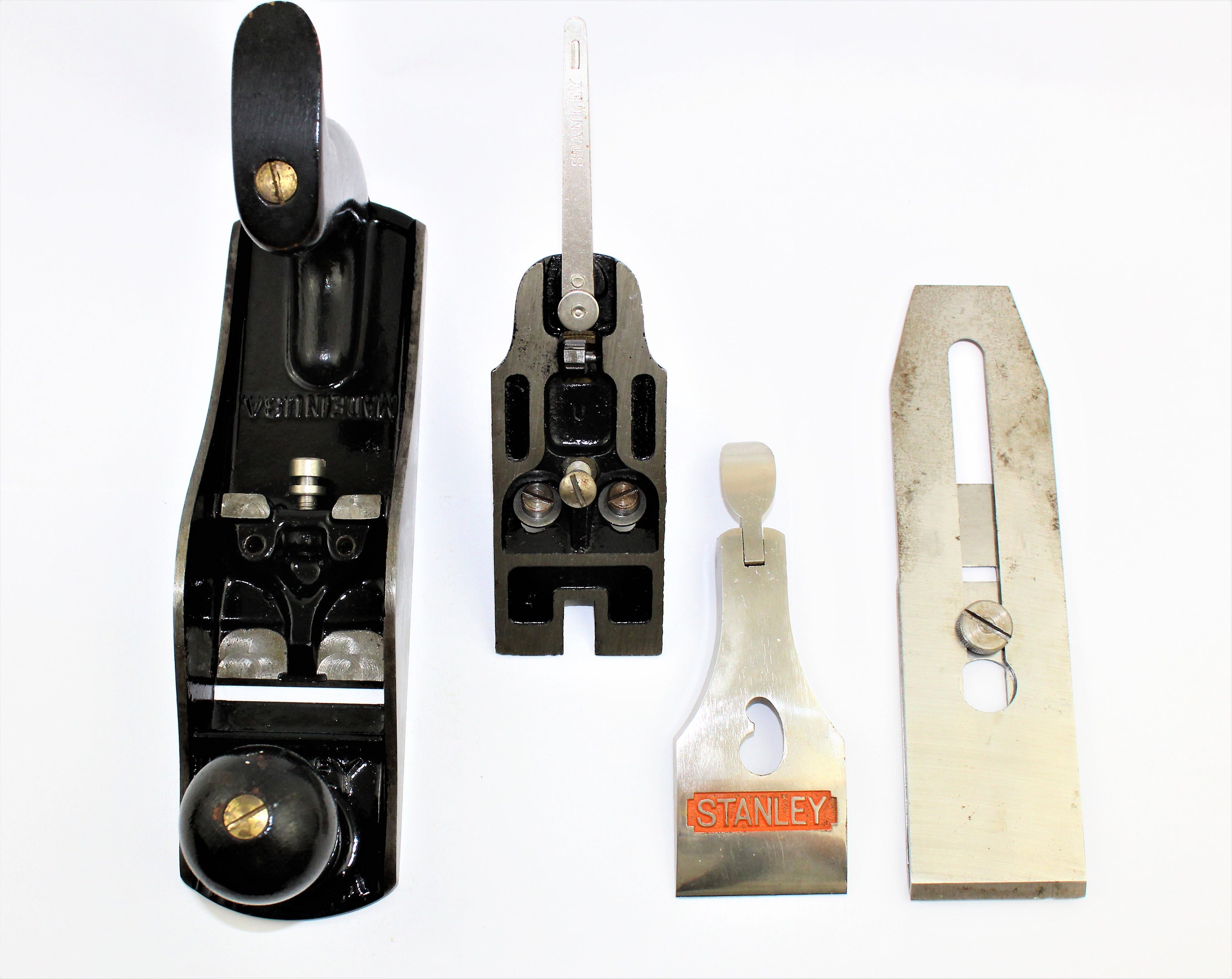 Vintage Carpentry Tool / Type 19 / Stanley Bailey / # 4 Wood Plane ...