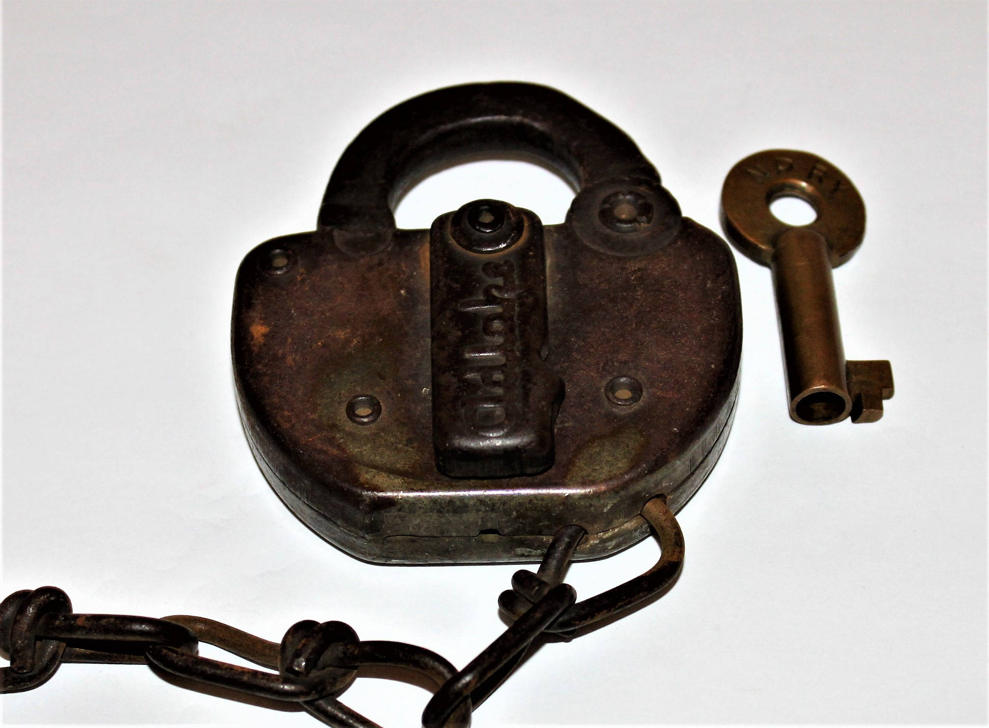 Vintage 1954 Adlake Switch lock made for Northern Pacific Railroad with ...