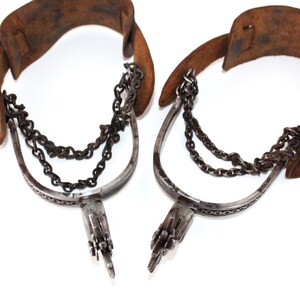 Antique 1880s, August Buermann Spurs, Hand-forged Western Spurs ...