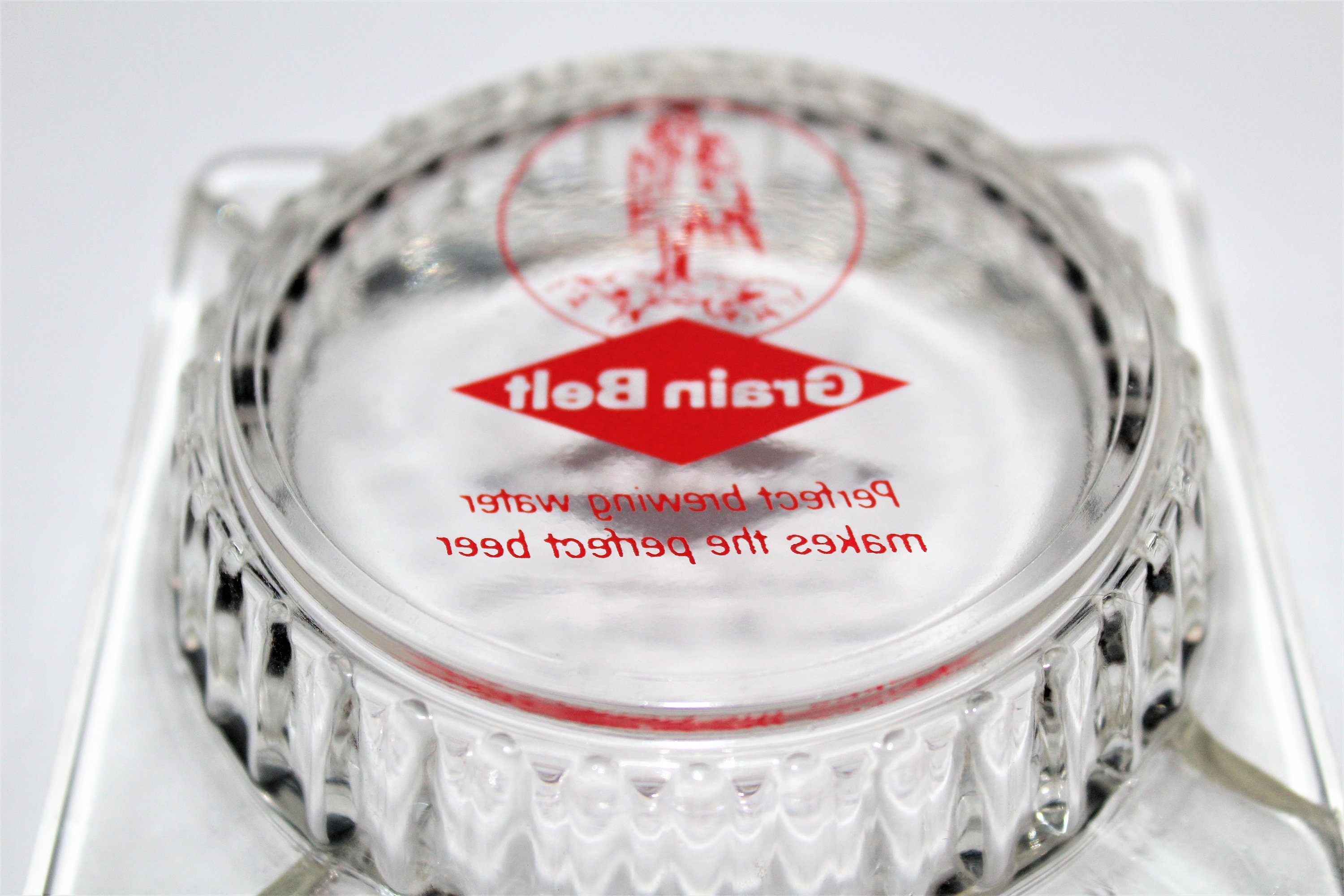 Vintage Barware / Grain Belt Ashtray / Mid Century Barware / Grain Belt ...