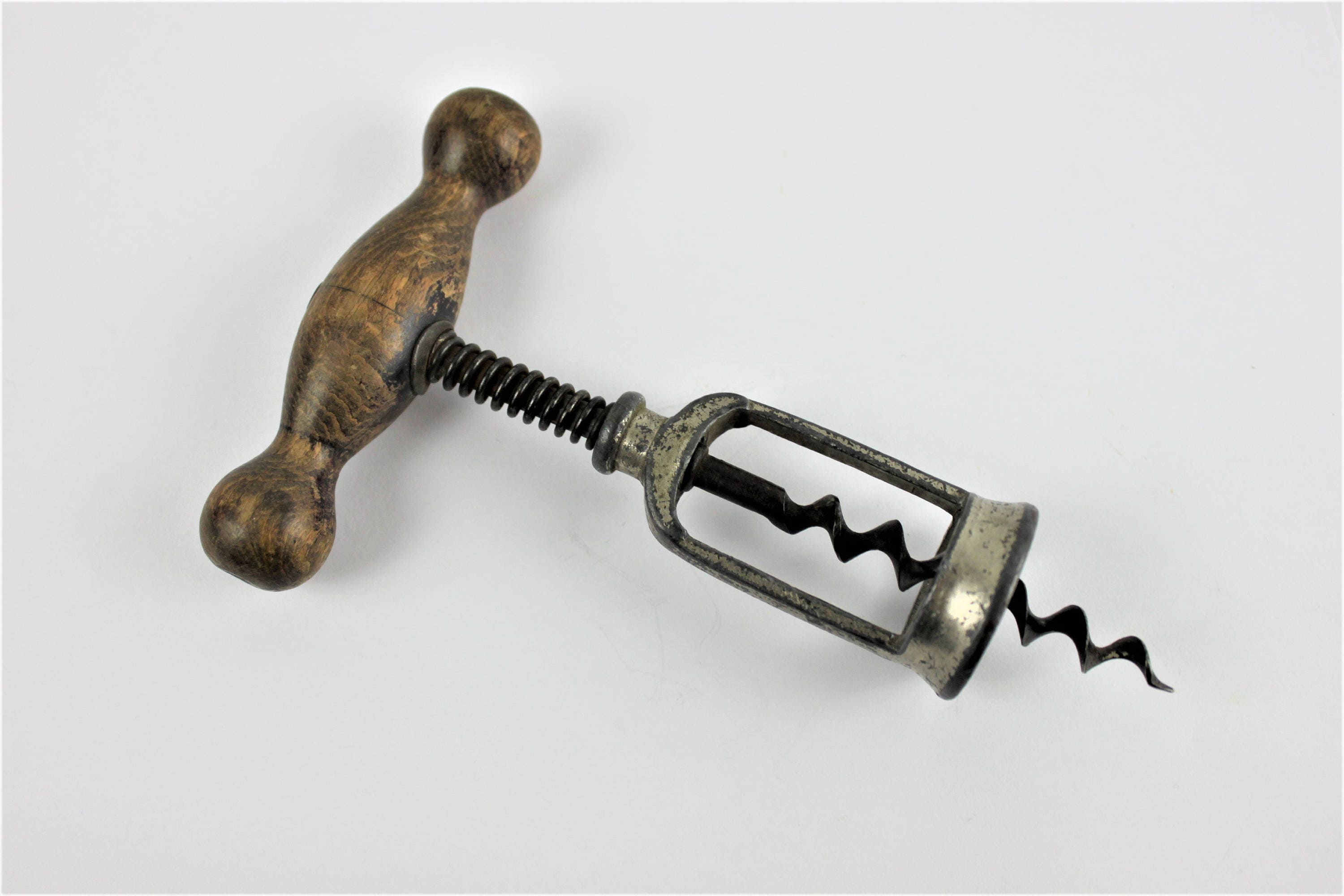 Antique Corkscrew, German Hercules Spring Assisted Corkscrew, Wine Opener