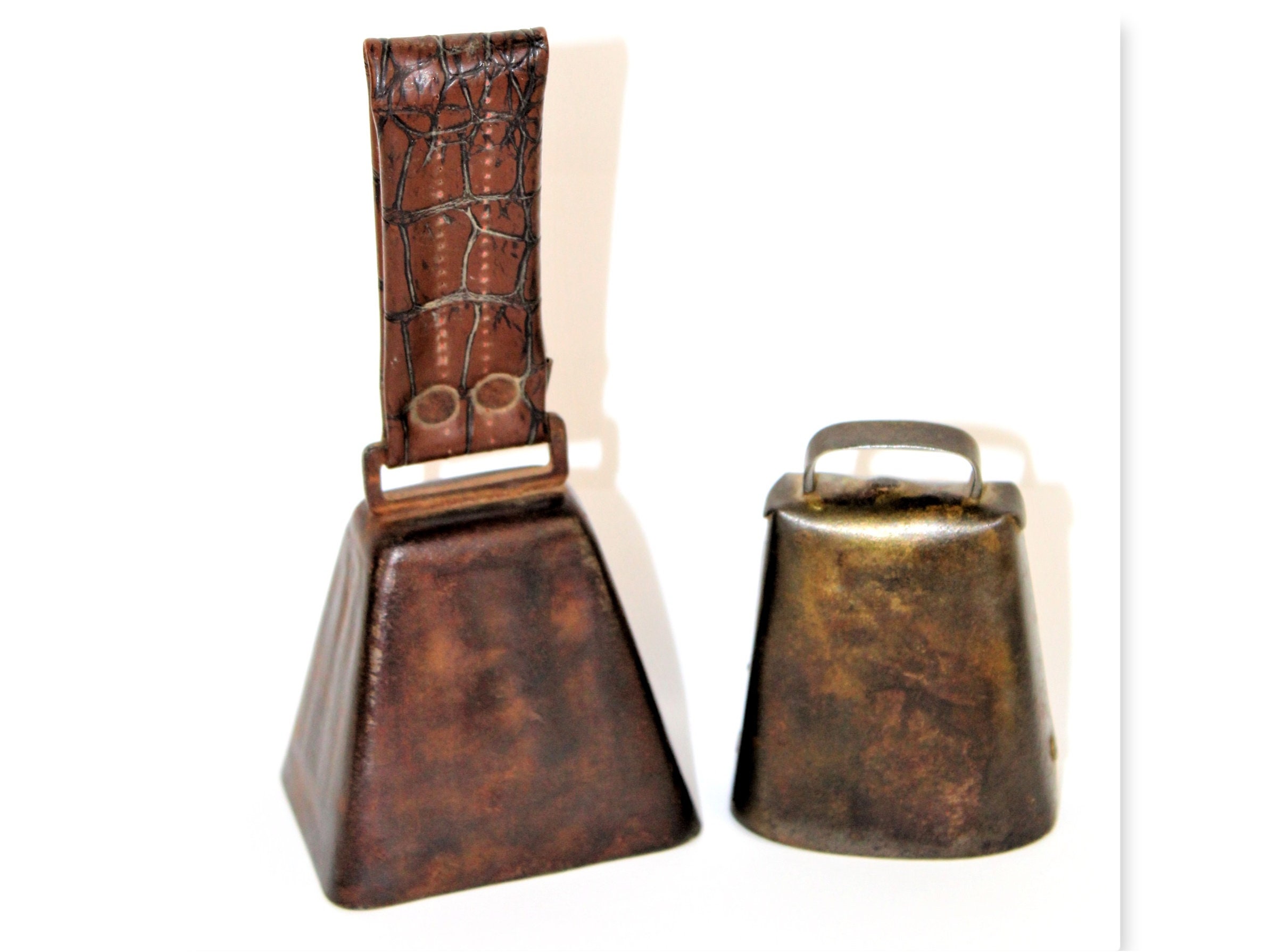 Two Vintage Cow Bells, Blum Cowbell