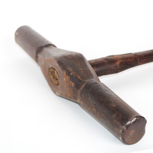 Antique Railroad Spike Hammer, CB&Q, the Chicago, Burlington and Quincy ...