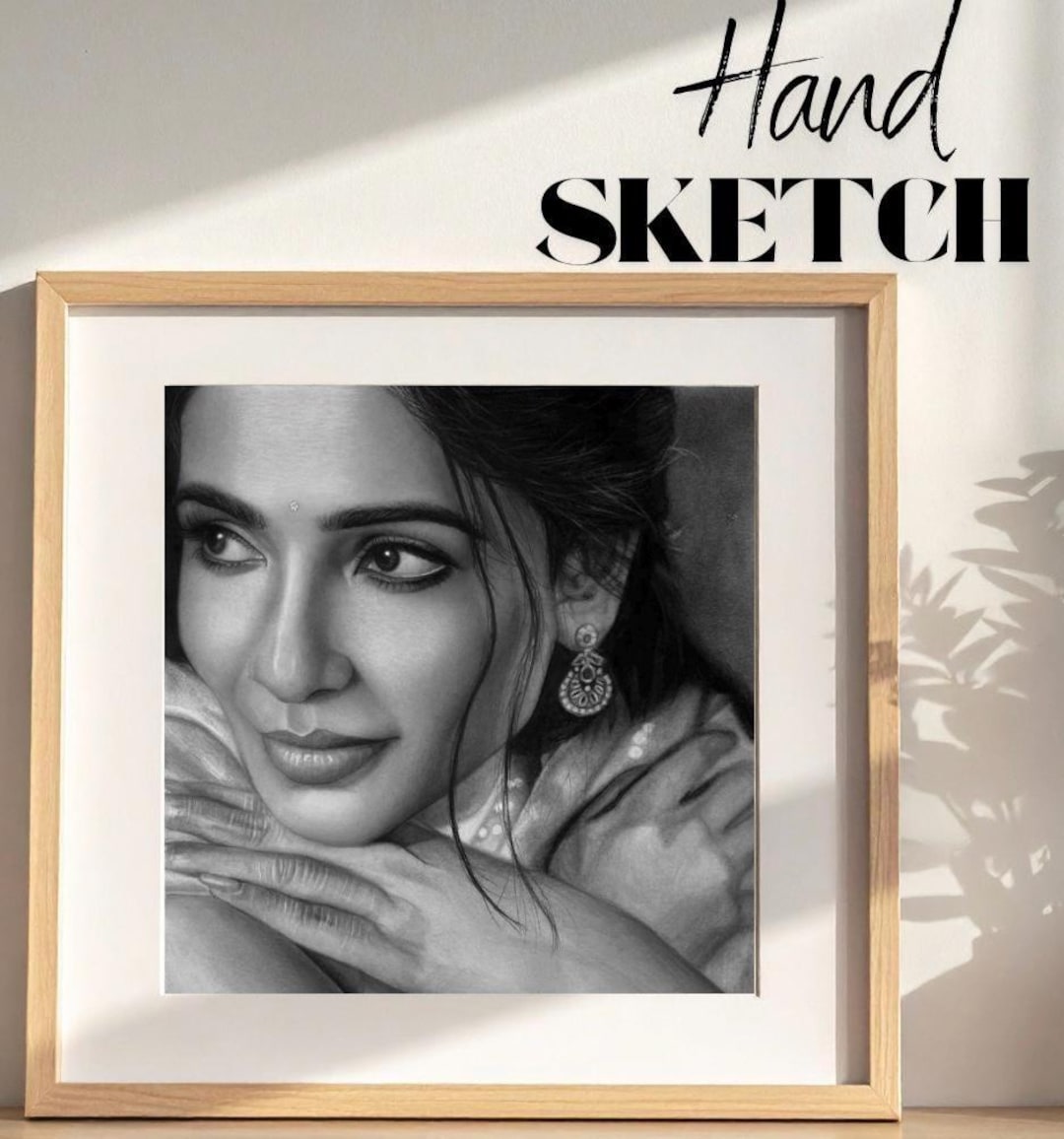 Buy Custom Realistic Hand Sketch Portrait Pencil Drawing, Photo to Art ...