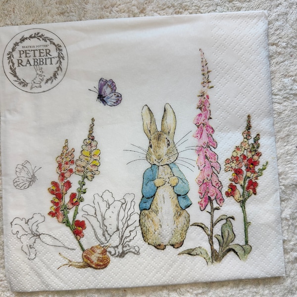 Rabbit Napkin - Etsy