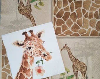 Decoupage Napkins Wild Fox Paper Napkins Set of 3 Luncheon - Etsy