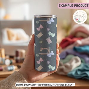 Buttons Sewing Tumbler Wrap - Etsy