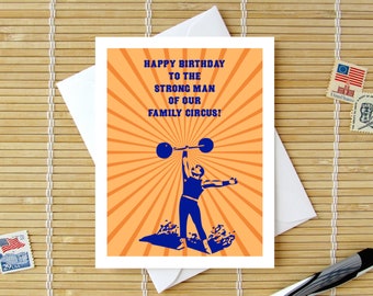 Circus Strong Man | Etsy