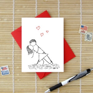 Canoodle Doodles No. 2 - Dancing // Romantic Valentine's Day, Birthday ...