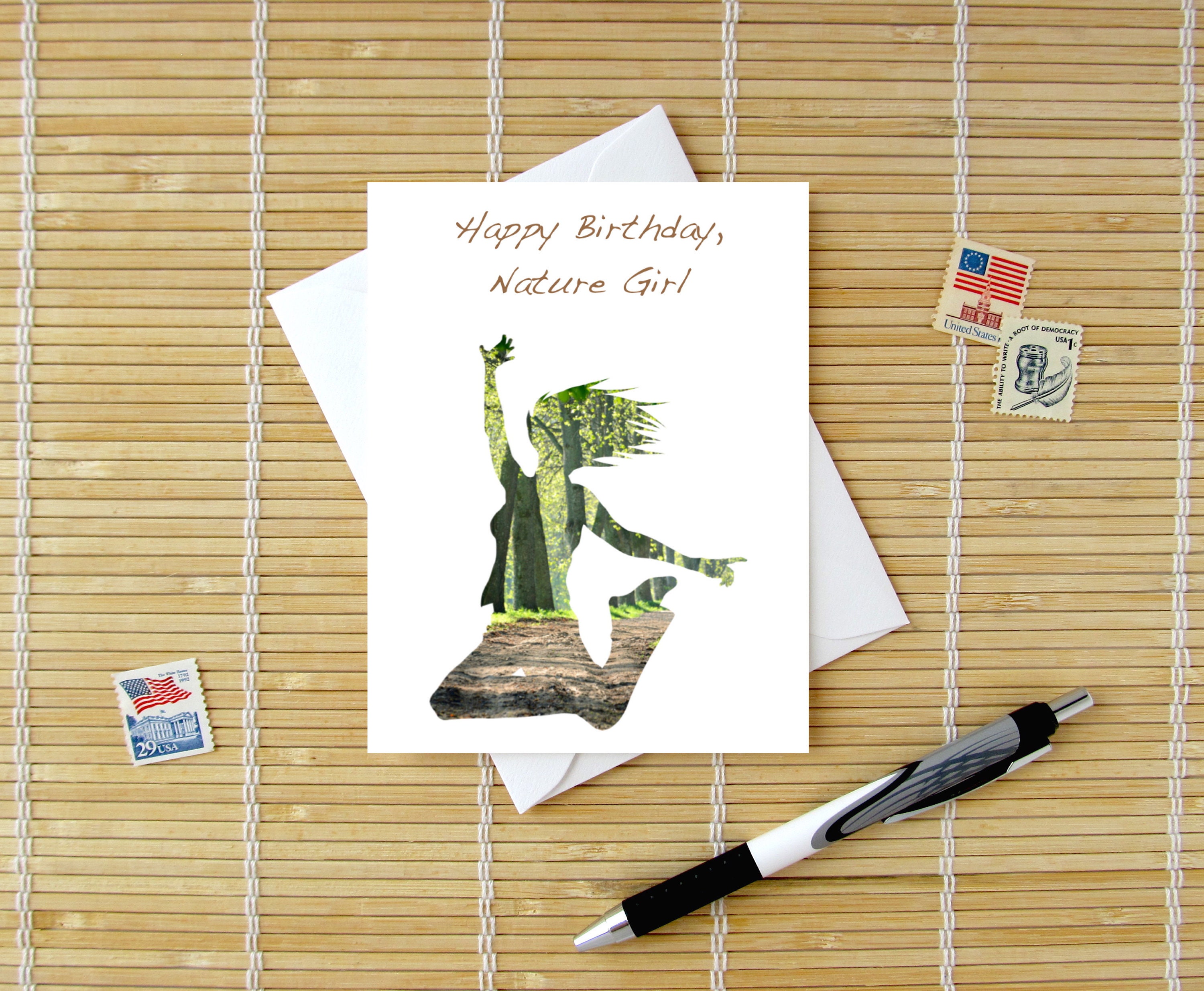 Happy Birthday Nature Girl // Nature Lover Birthday Card for - Etsy UK