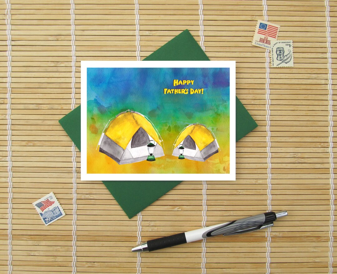 Happy Father's Day / Dad Tent and Kid Tent / Camping Outdoors ...