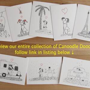 Canoodle Doodles No. 2 - Christmas Kiss // Romantic Holiday Anniversary ...