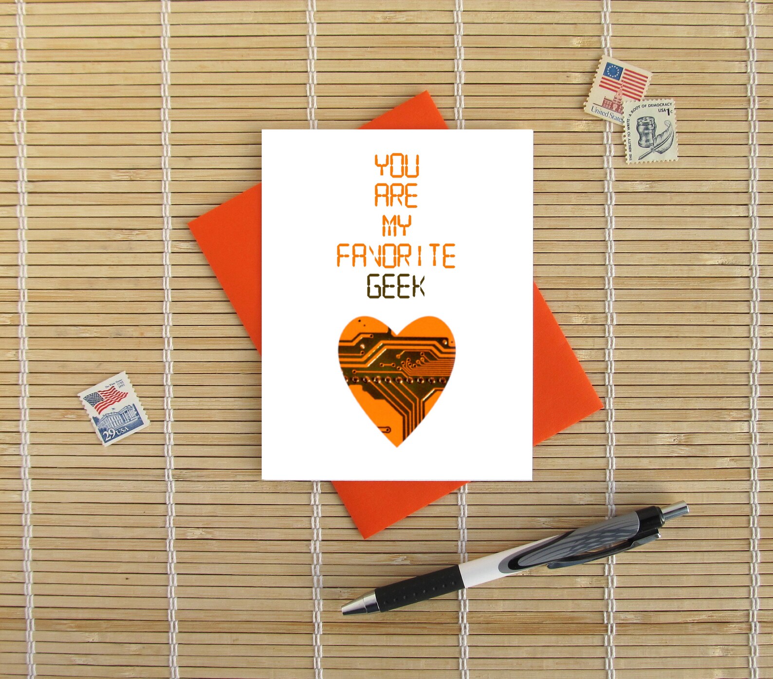 You Are My Favorite Geek Geeky Romantic Valentine | Etsy