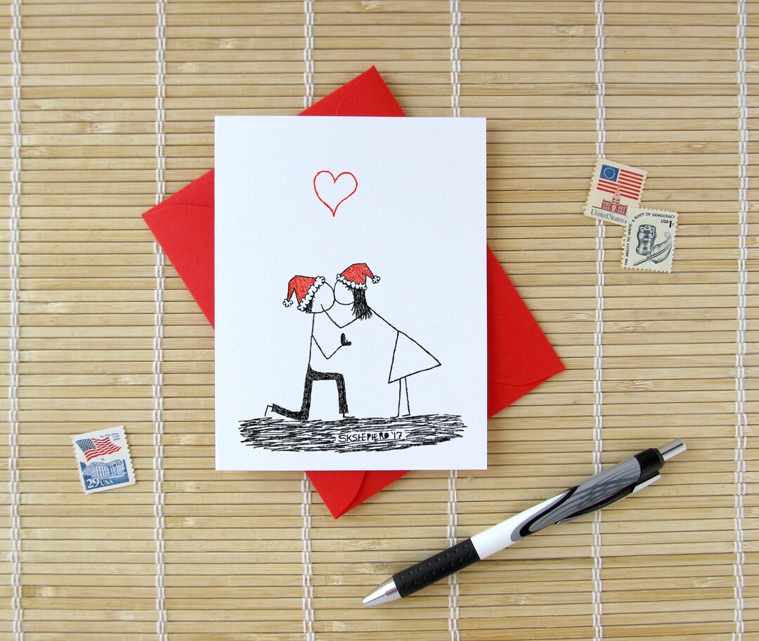 Canoodle Doodles No. 44 - Marriage Proposal - Christmas Version ...