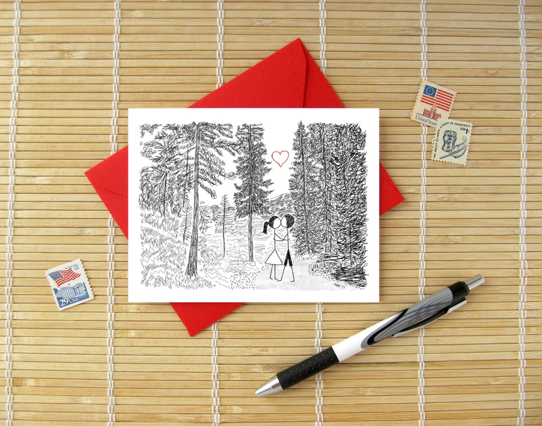 Canoodle Doodles No. 47 - Forest Hike // Romantic Valentine's Day ...